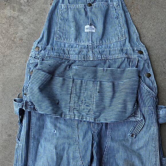 Hercules | Accessories | Vintage 5s Hercules Hickory Bib Overalls With ...
